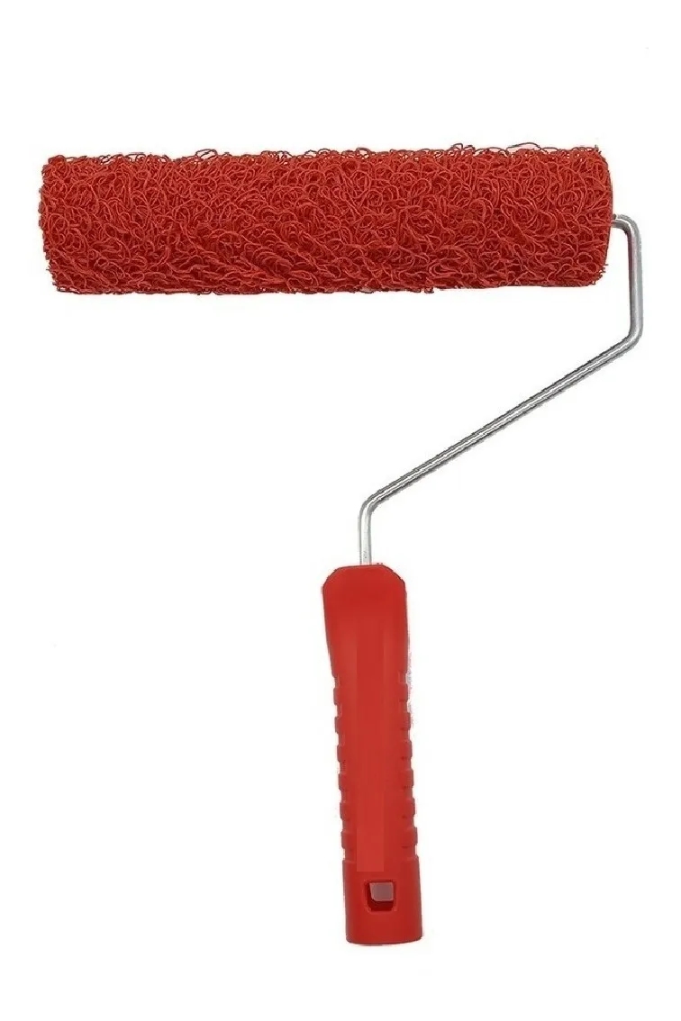 Rolo Textura Rustica Cabelo Anjo 23cm Com cabo Garfo Profissional P.A.G ...