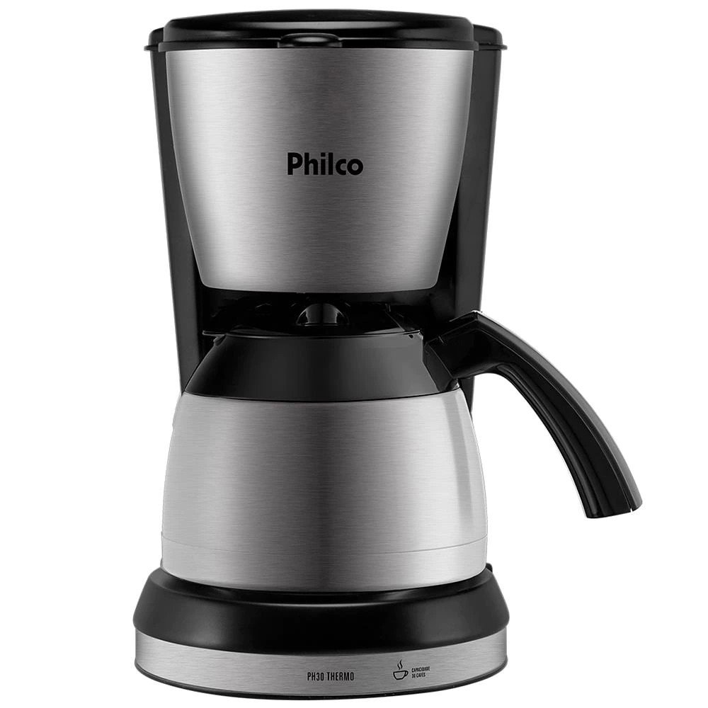 Cafeteira Elétrica PH30 Thermo 30 Cafés 700W Philco | MadeiraMadeira