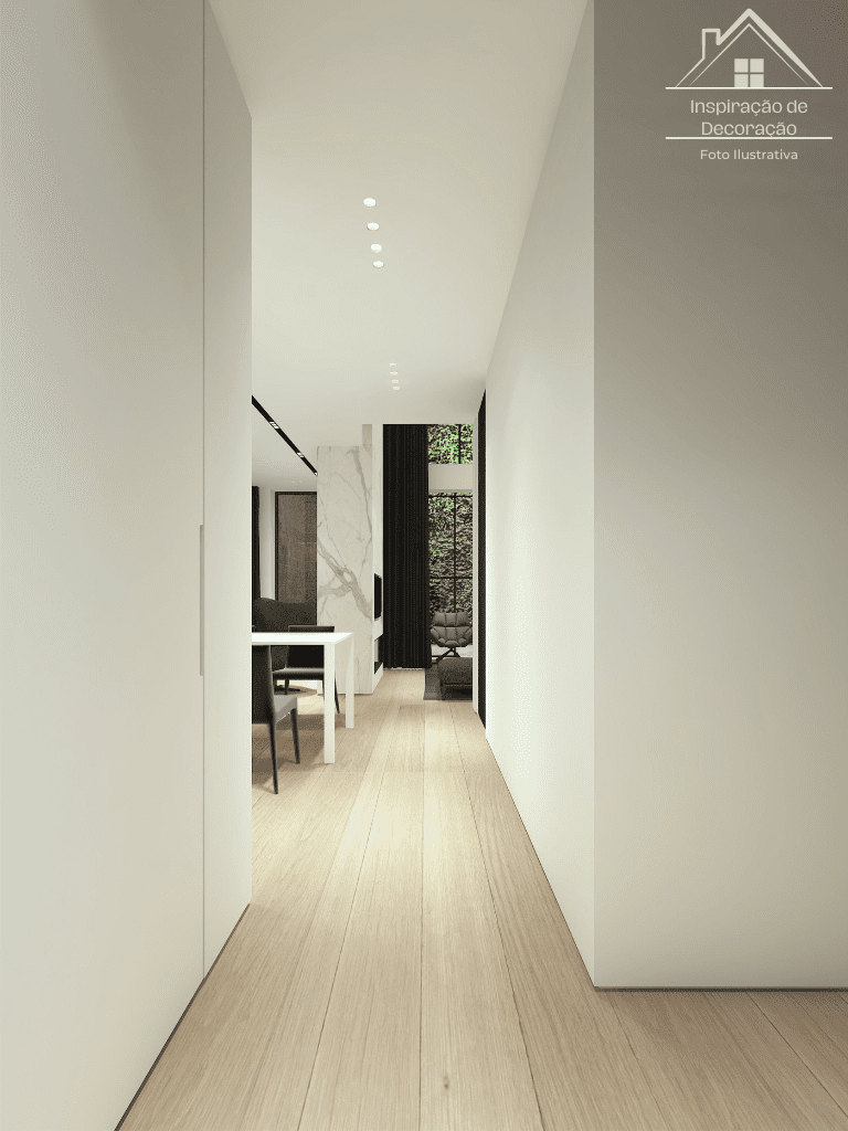 Rodapé Liso Invertido Alumínio Moderno Alta Durabilidade 20m - Natural ...