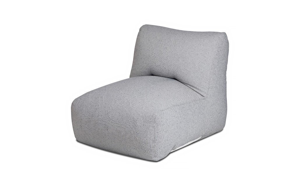 PUFF PUFE POLTRONA PÉROLA DE ISOPOR - Cinza claro | MadeiraMadeira