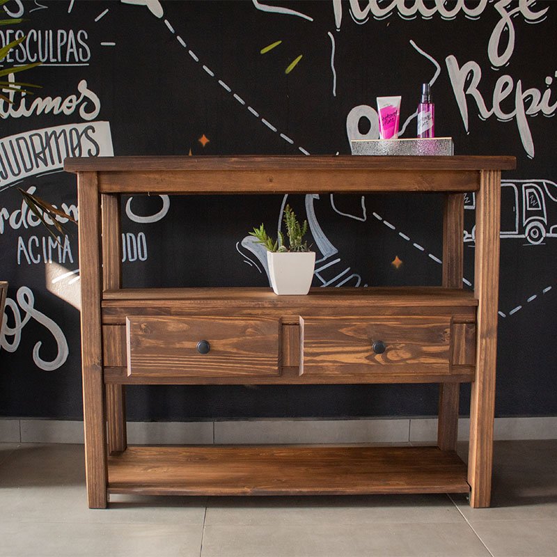 Aparador Rústico de Madeira Grande:Madeira | MadeiraMadeira