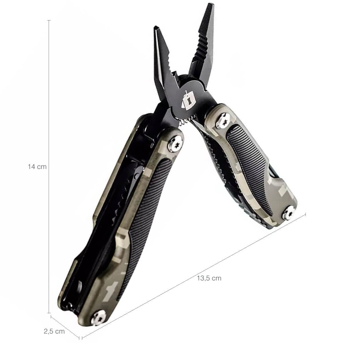 Alicate Multifuncional Inox 420 9 Funções Multitool Precision Invictus ...