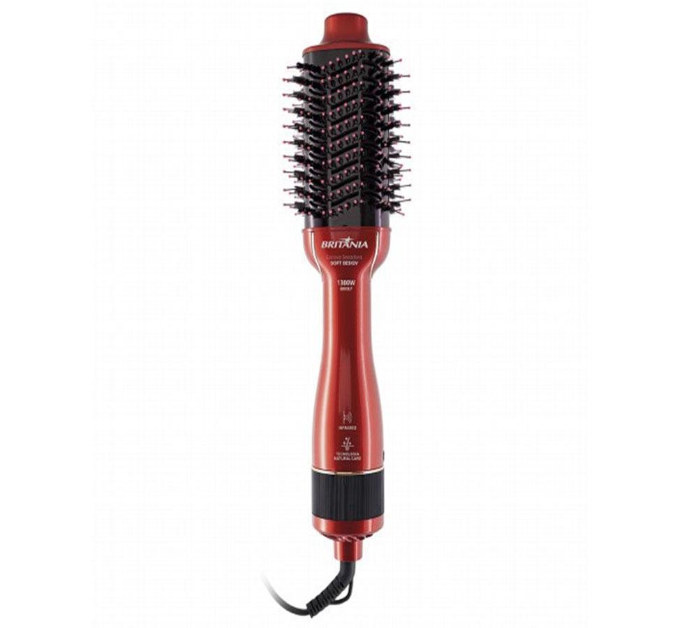 Escova Secadora Britânia Soft Bes12v, Íon, 1300w, Bivolt | MadeiraMadeira