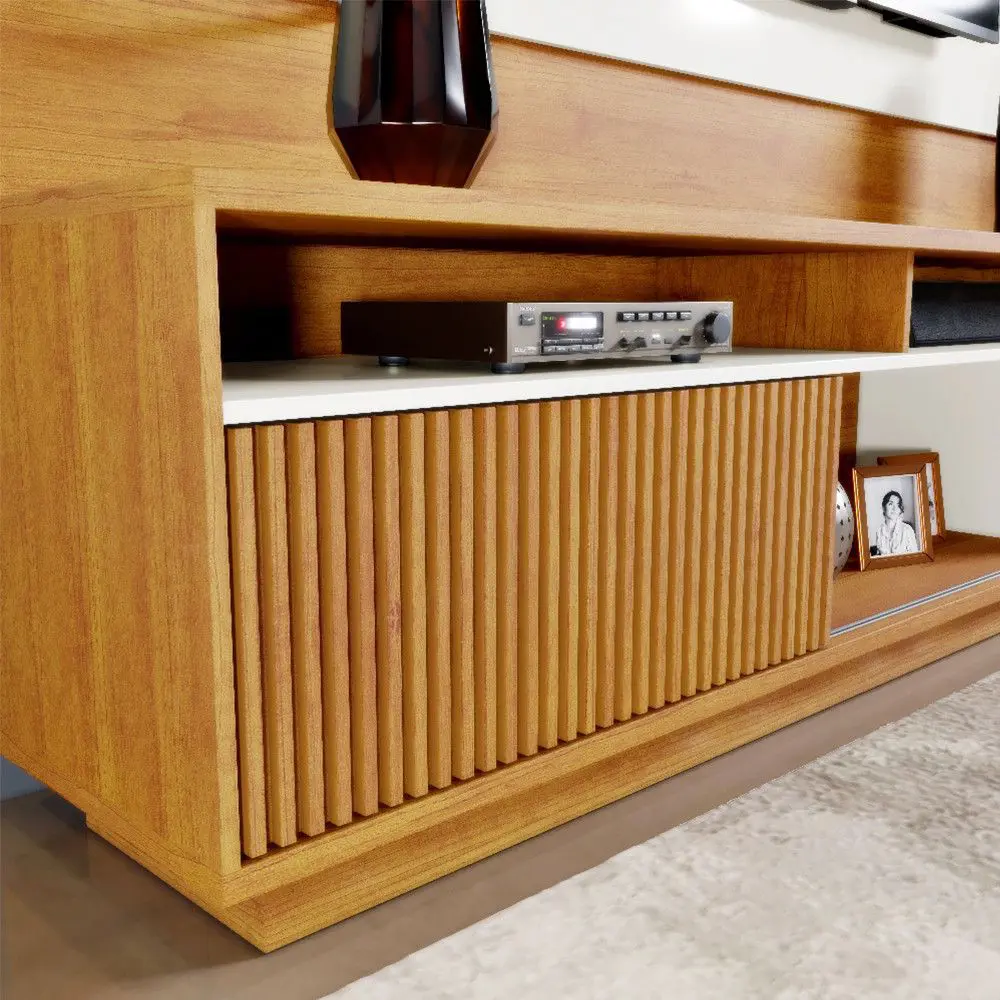 Rack Granada para Tv até 75 polegadas Mavaular Noronha/Off White ...