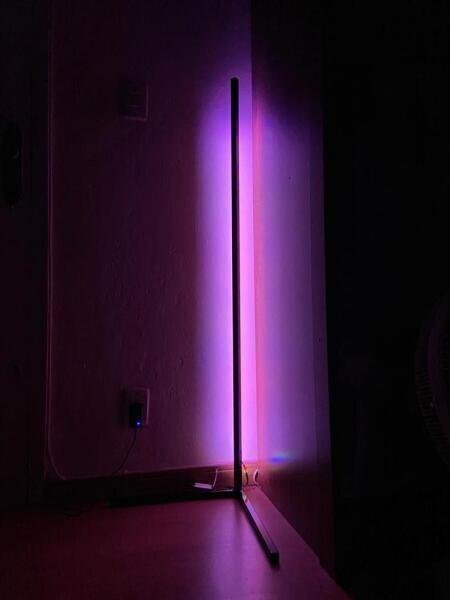 Luminária de canto / Led RGB /colorido / Luminária de chão /Abajur de ...