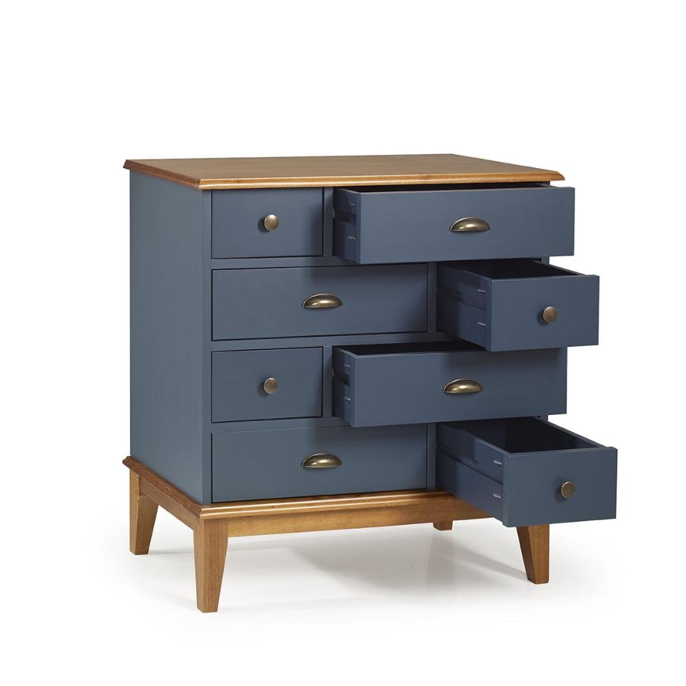 Cômoda 8 Gavetas Azul | MadeiraMadeira
