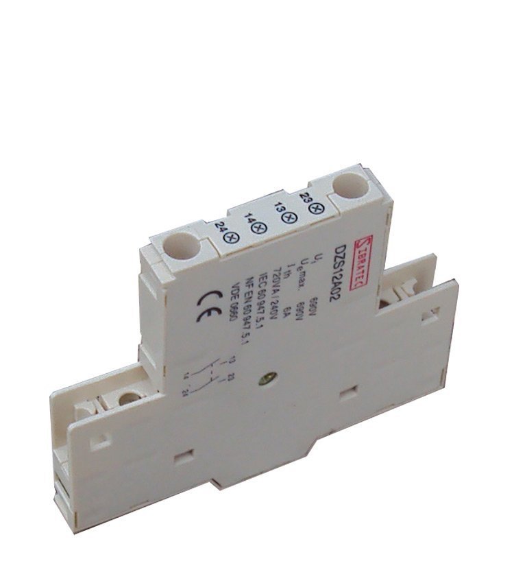 Bloco de Contato Auxiliar Lateral para Disjuntor Motor Modelo DZS12A ...