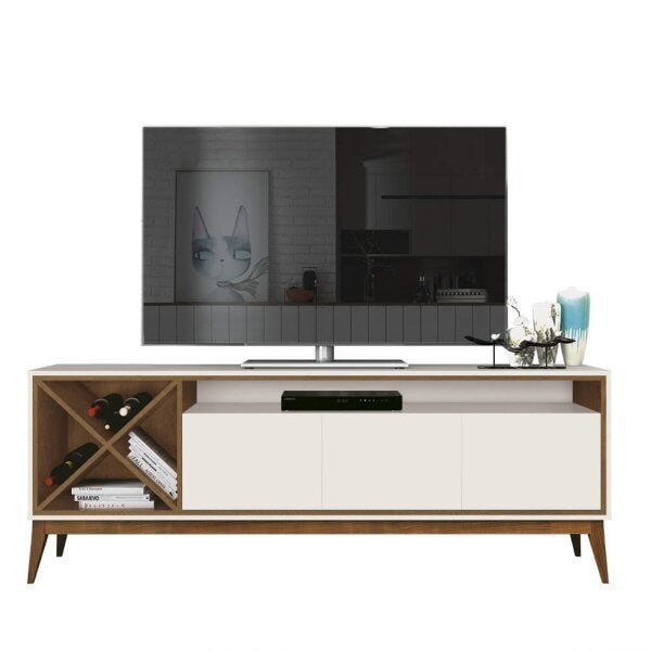 Rack para TVs até 60 Polegadas 3 Portas Lyon Edn Móveis | MadeiraMadeira
