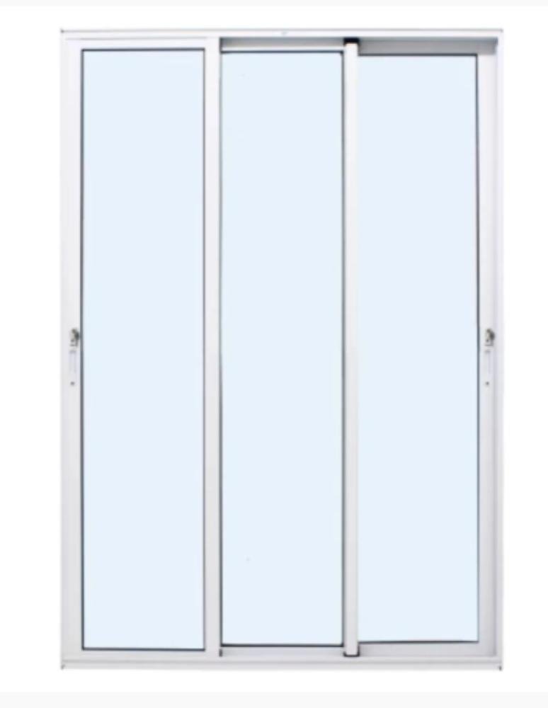 Porta Sacada de Correr em Alumínio Suprema Vidros Temperados - 210x160 ...