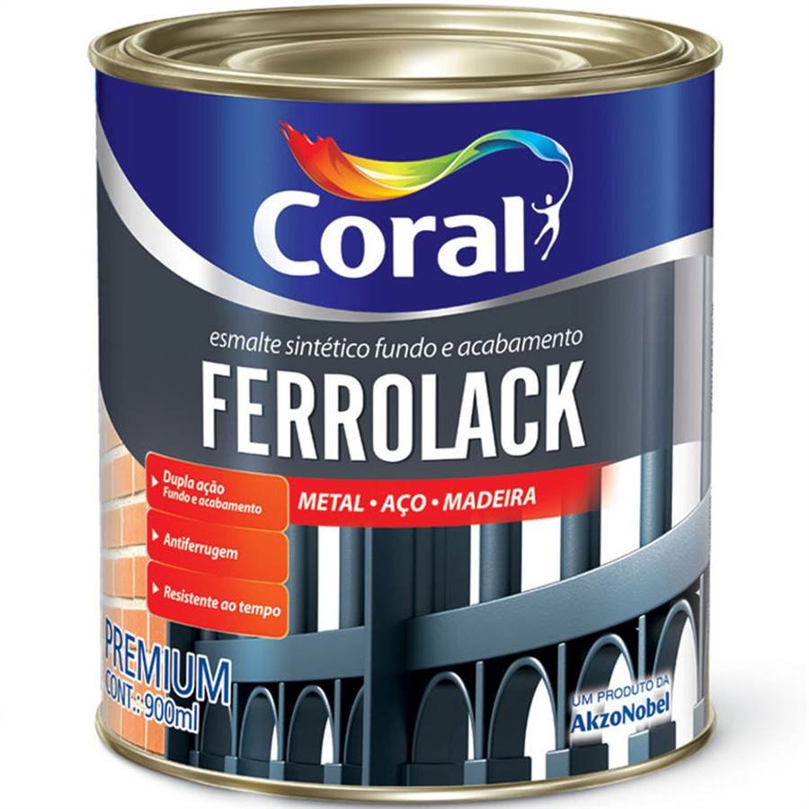 Tinta Esmalte Ferrolack 3,6l Verde Folha | MadeiraMadeira