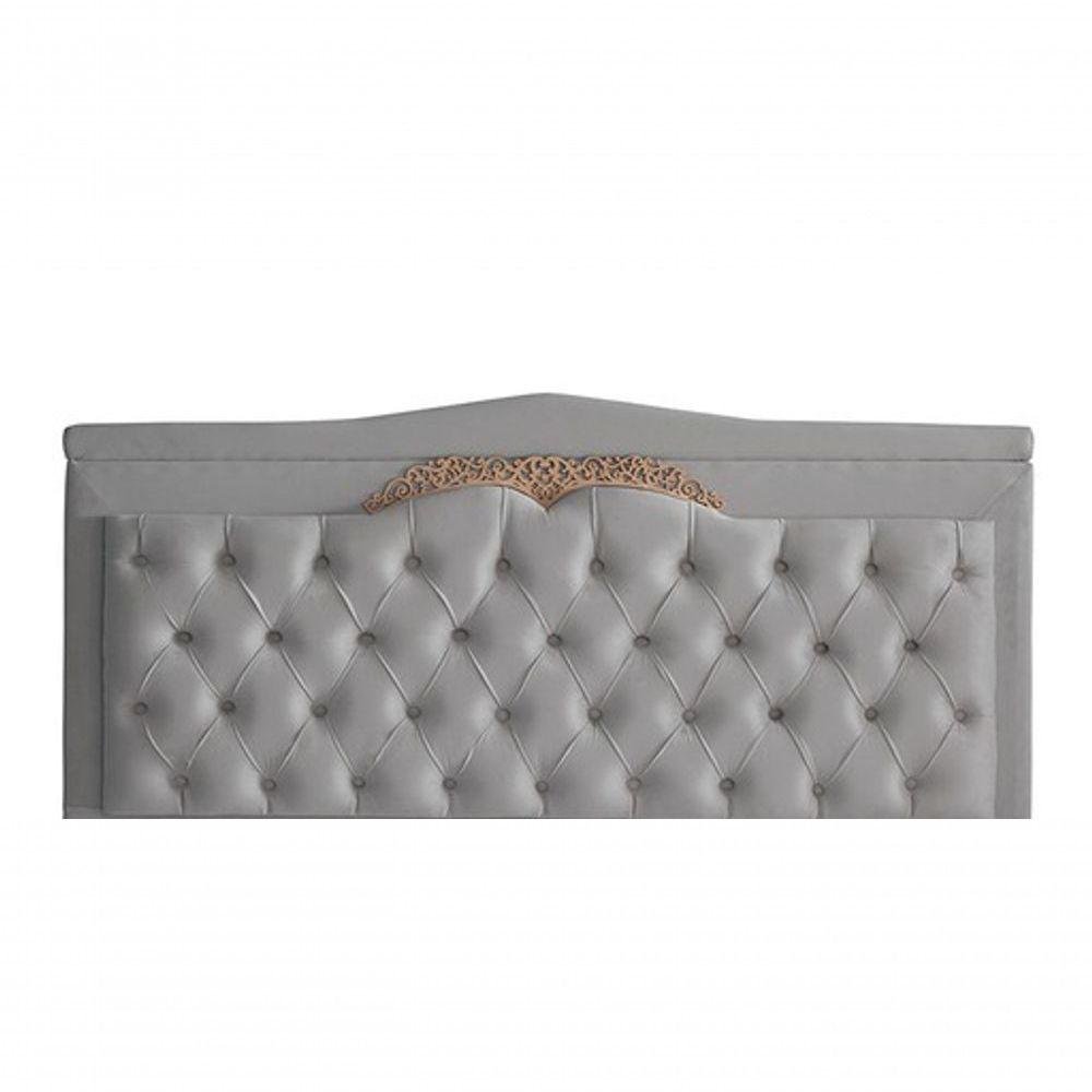 Cabeceira de Cama Box Painel Helena King 195 Cm Retro Capitonê Botão ...