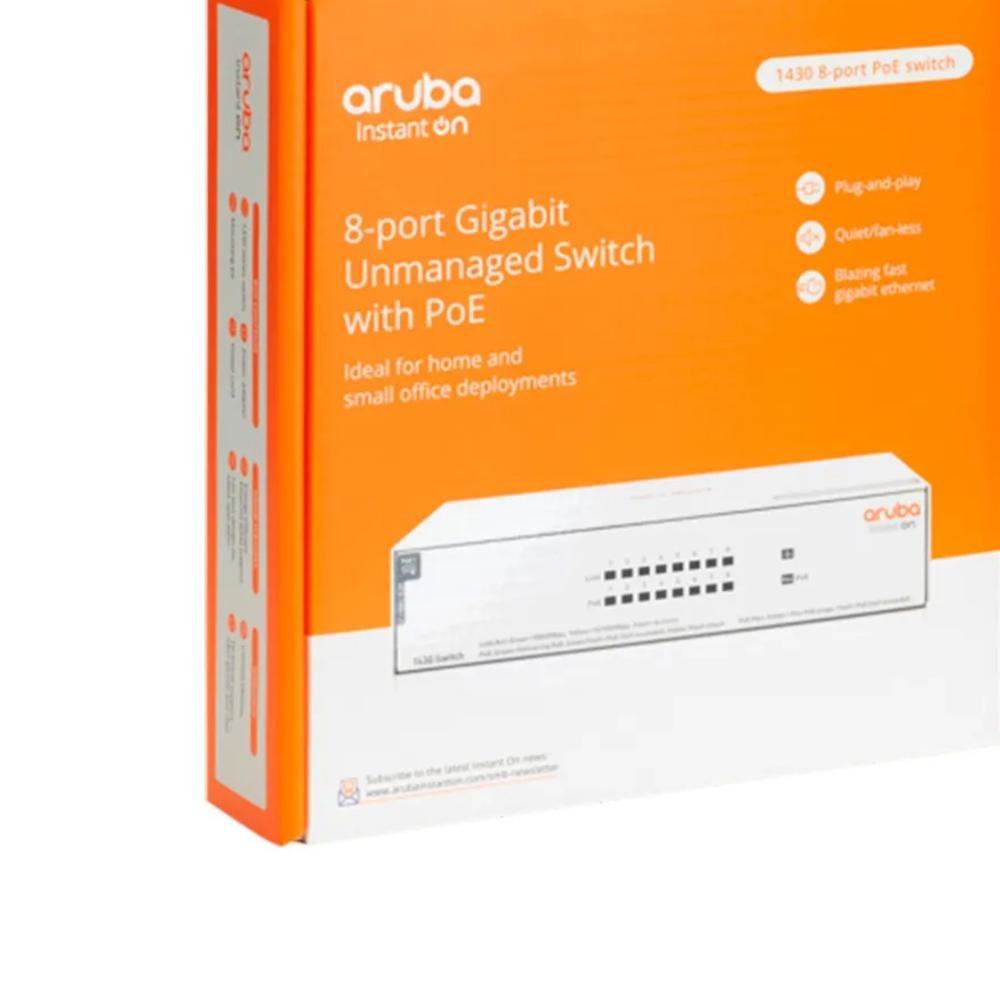 Switch Hpe Aruba Instant On 1430 8g Class4 Poe 64w R8r46a I - R8r46a I ...