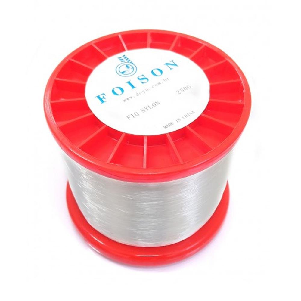 Linha de Pesca Foison Nylon Branco 250grs - Deyu 0,40mm | MadeiraMadeira