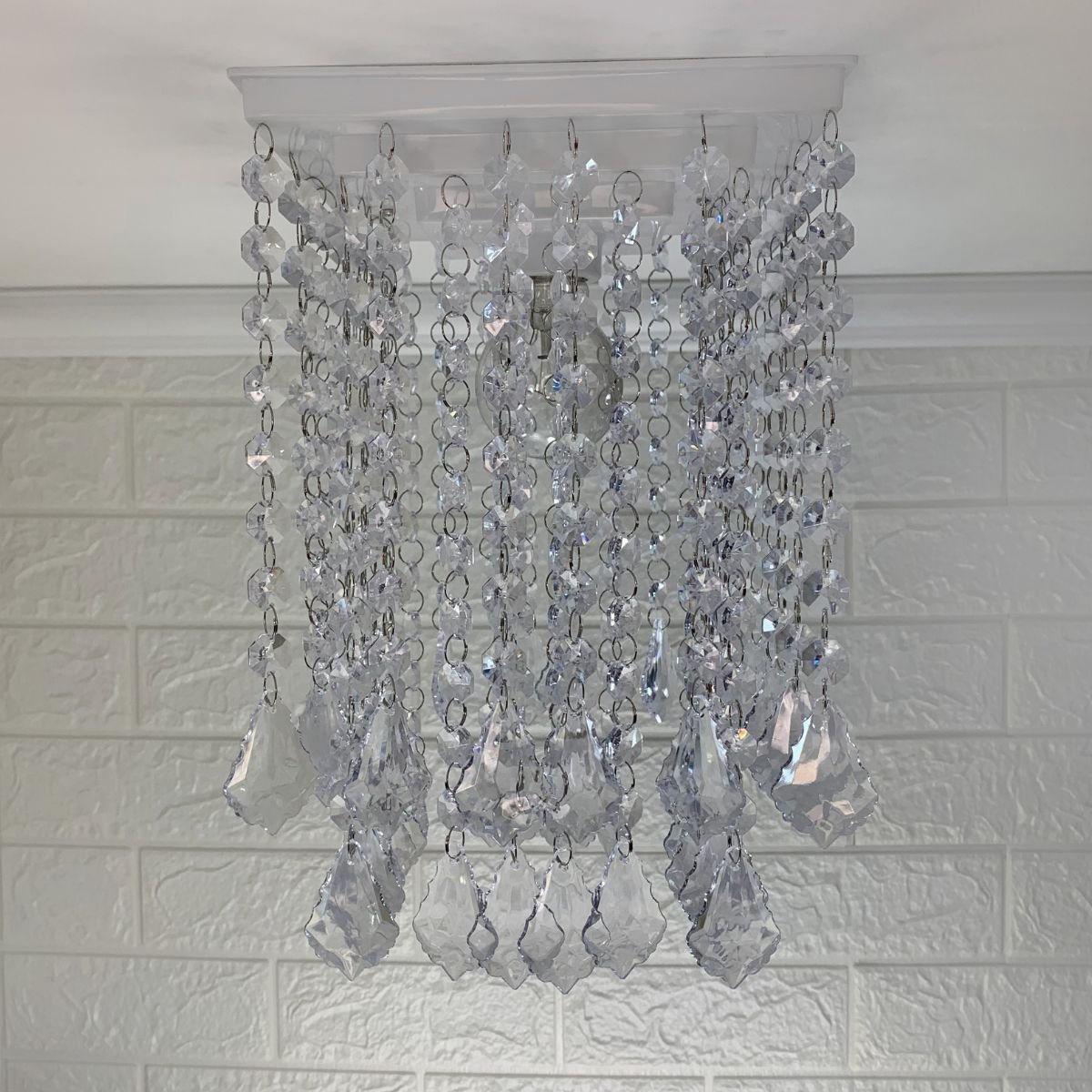 Lustre Plafon Luminária Decoração Corredor Hall Sacada Design Moderno ...