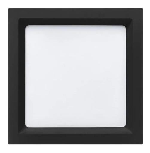Painel Recuado Embutir Led 18w Preto Deep Opus | MadeiraMadeira
