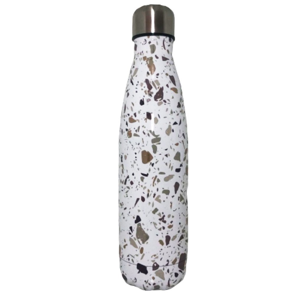 Garrafa Squeeze Inox Térmica Parede Dupla 500ml Fitness Água Academia ...