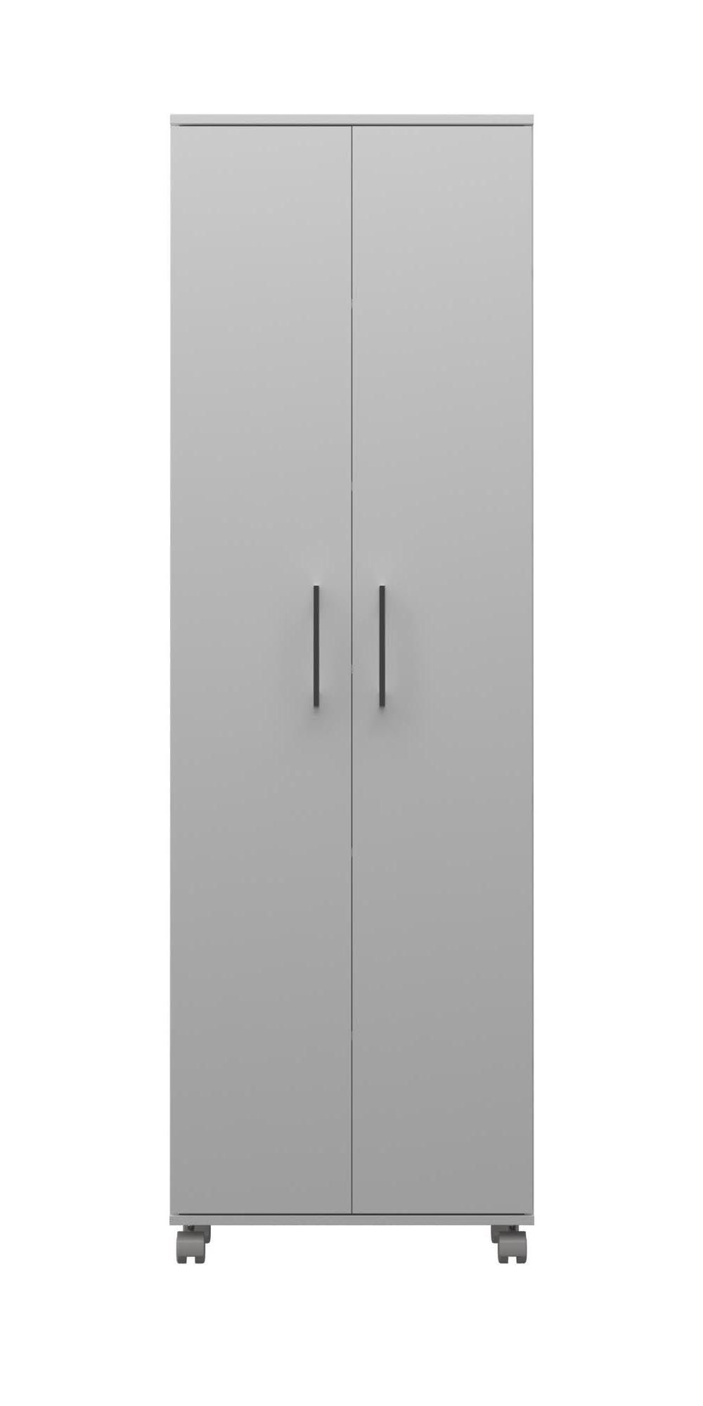 Armário Multiuso Alto em MDF com 2 portas 5 Prateleiras Tudo Para ...