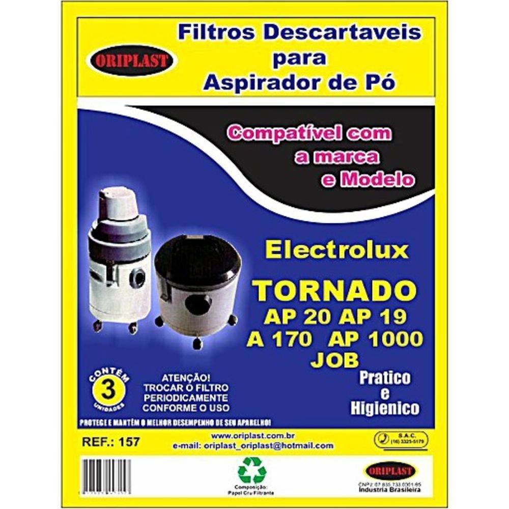 SACO COMPATÍVEL ELECTROLUX TORNADO / AP20 KIT 6 UND | MadeiraMadeira