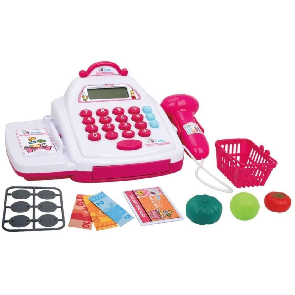 Brincando de Profissoes Caixa Registradora Mini Shoopp | MadeiraMadeira