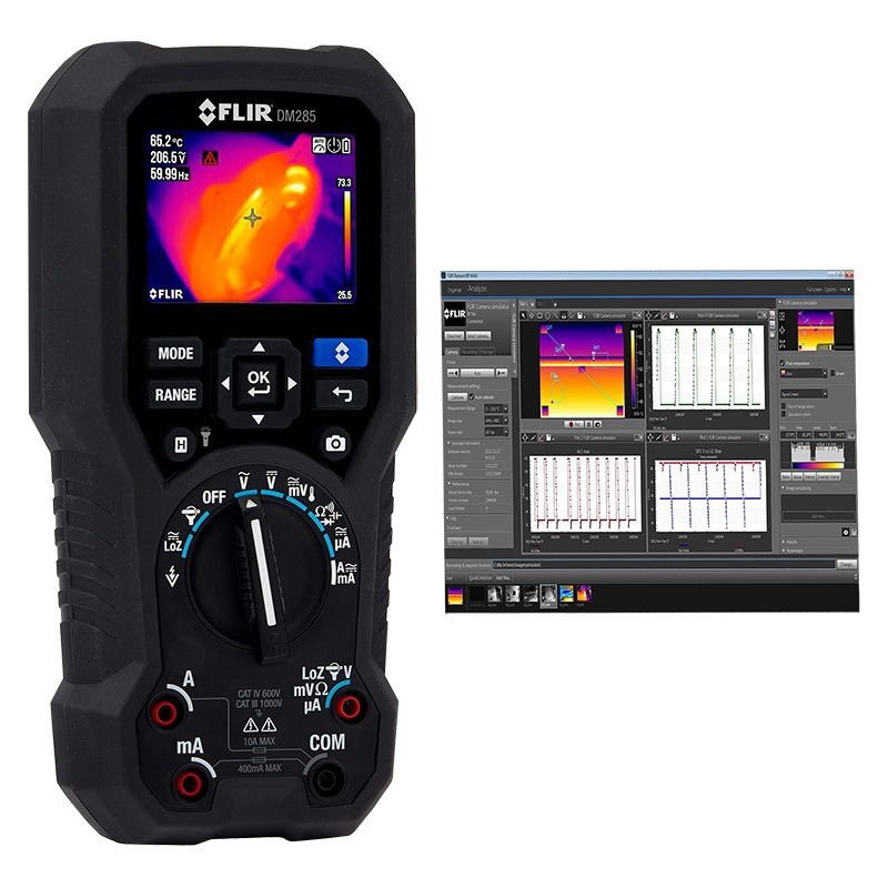 Multímetro Digital com Imagens Térmicas com IGM Flir DM285 | MadeiraMadeira