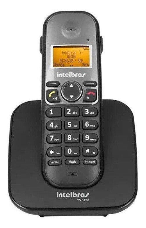 Interfone Sem Fio Intelbras 2 Ramais Internos E Fechadura - Preto ...