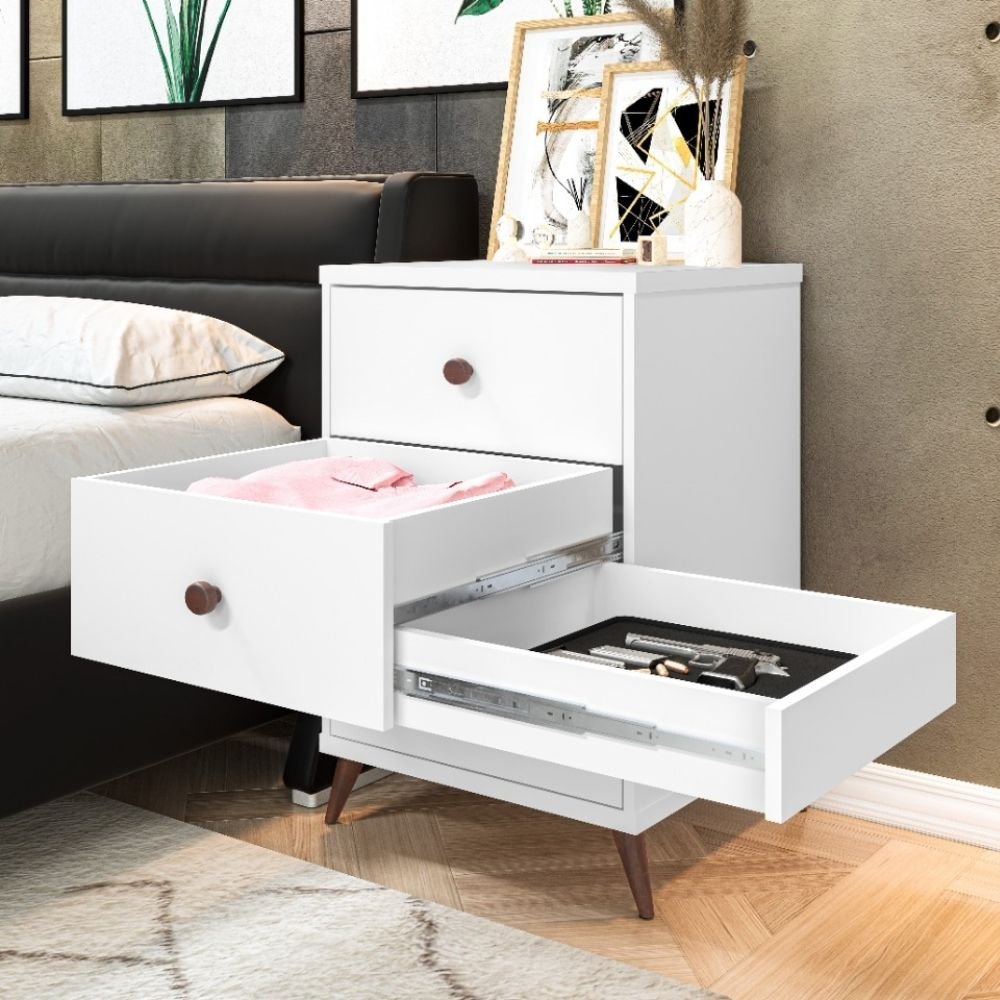 Mini Cômoda Gaveta Secreta Bond Potente 100% MDF | MadeiraMadeira