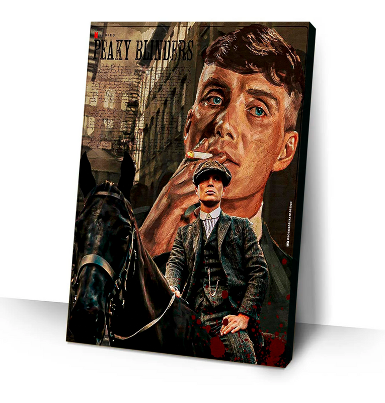 Quadro Canvas Decorativo 70x50 Centimetros PEAKY BLINDERS 04 ...