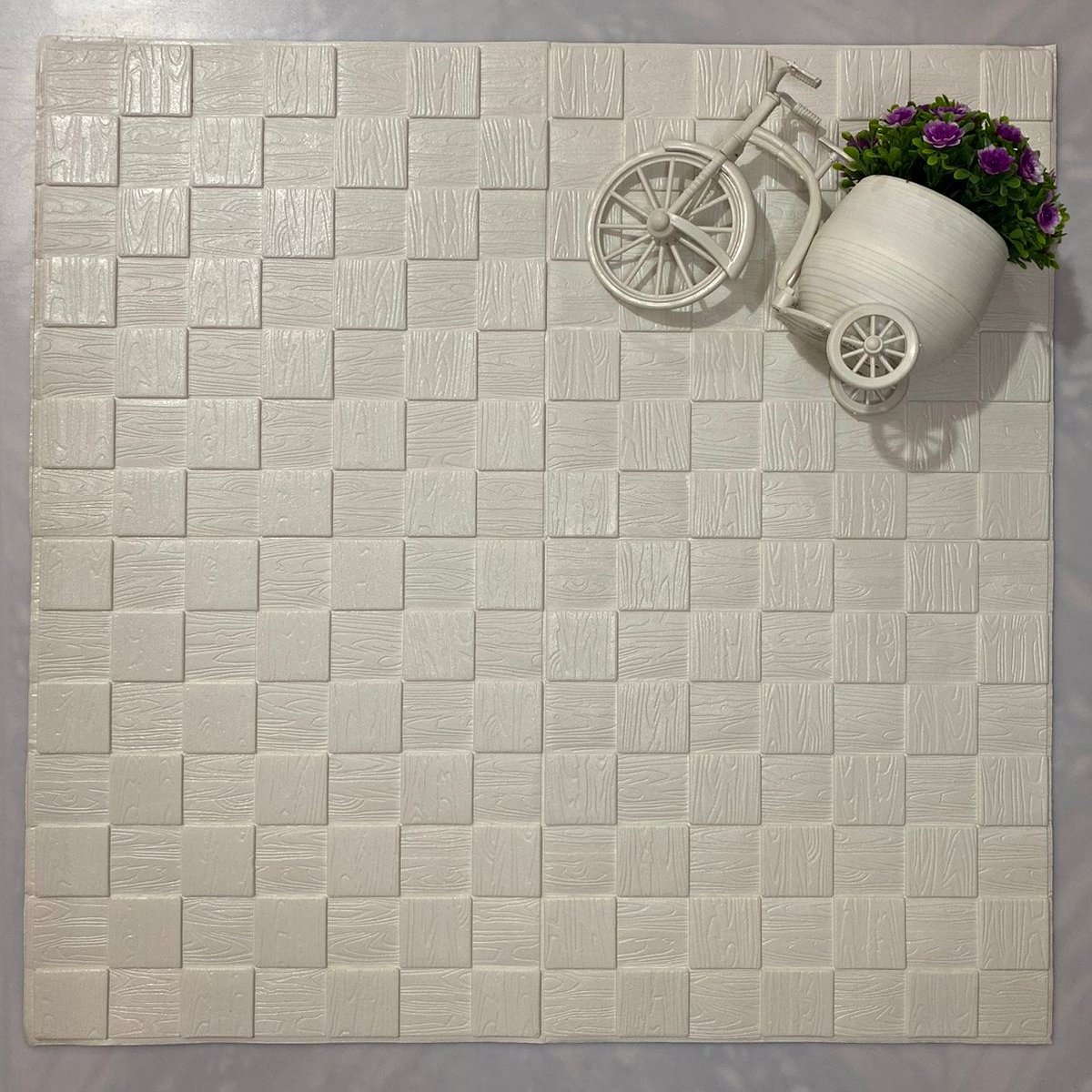 PAINEL DE PAREDE 3D DECORATIVO AUTOADESIVO KIT 25 PÇS | MadeiraMadeira