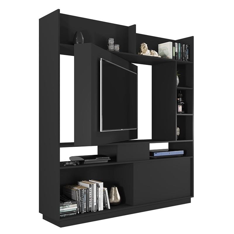Estante Home Divisor de Ambientes Versus para TV até 50” Preto Velluto ...