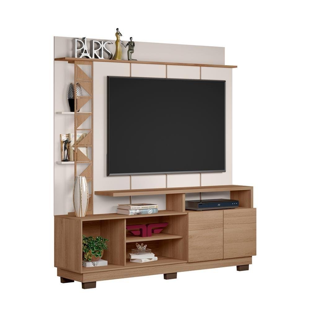 Home Theater Veronica 1.6 - Off White-cedro | MadeiraMadeira