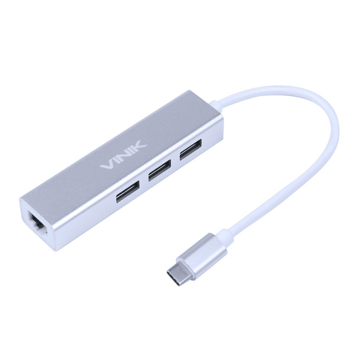 Hub Usb Tipo C / Type C Para 3 Usb 3.0 + Rj45 1000 Mbps Gigabit - Hc ...