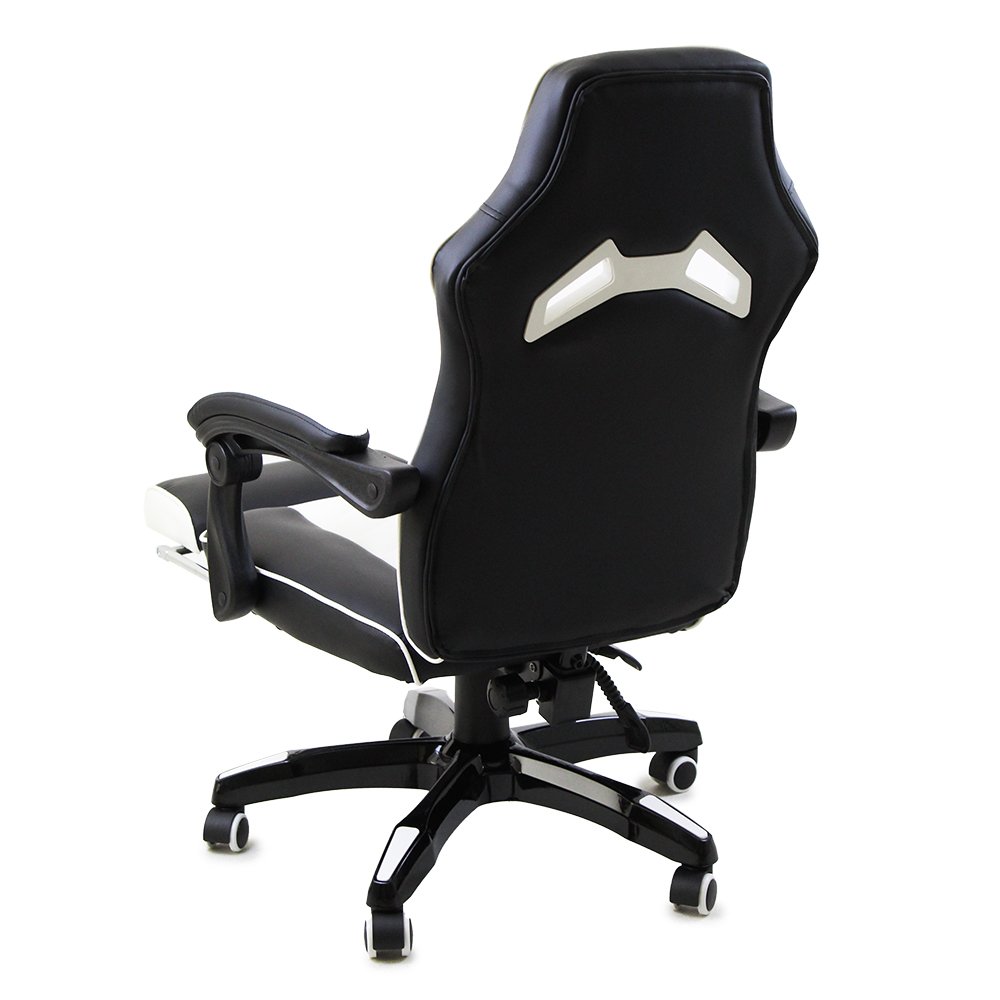 Cadeira Gamer Stream Giratória Com Apoio Para Pés | MadeiraMadeira