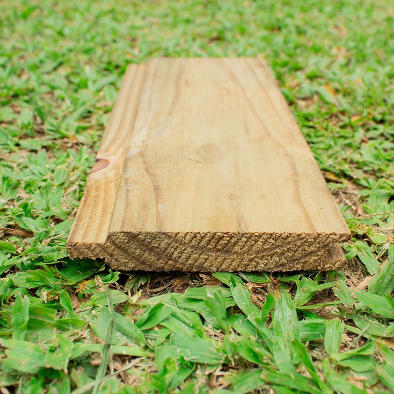 Assoalho de Madeira Pinus Tratado no Autoclave com Nó 2cmx14,5cm ...