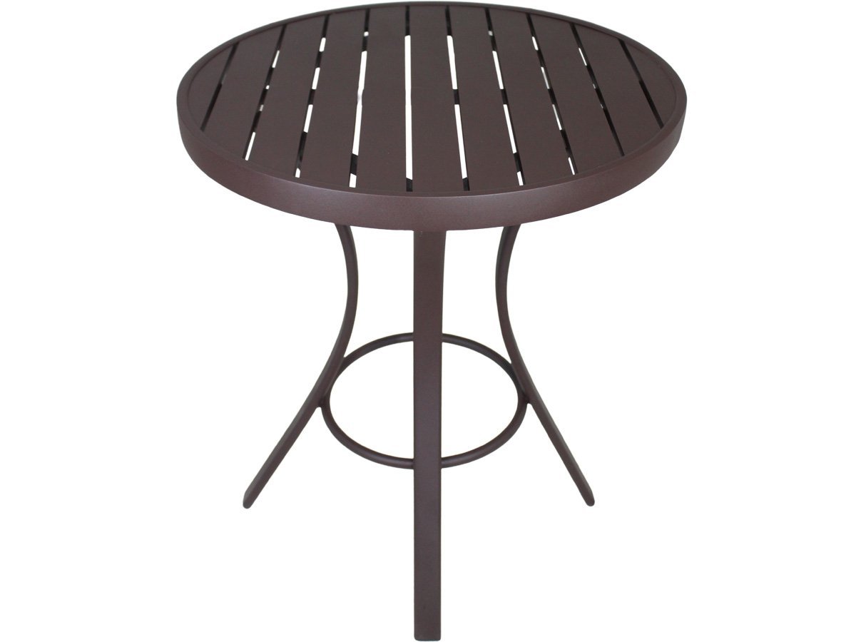 Mesa de Centro Emily com Tampo Ripado em Alumínio - Área, Jardim ...