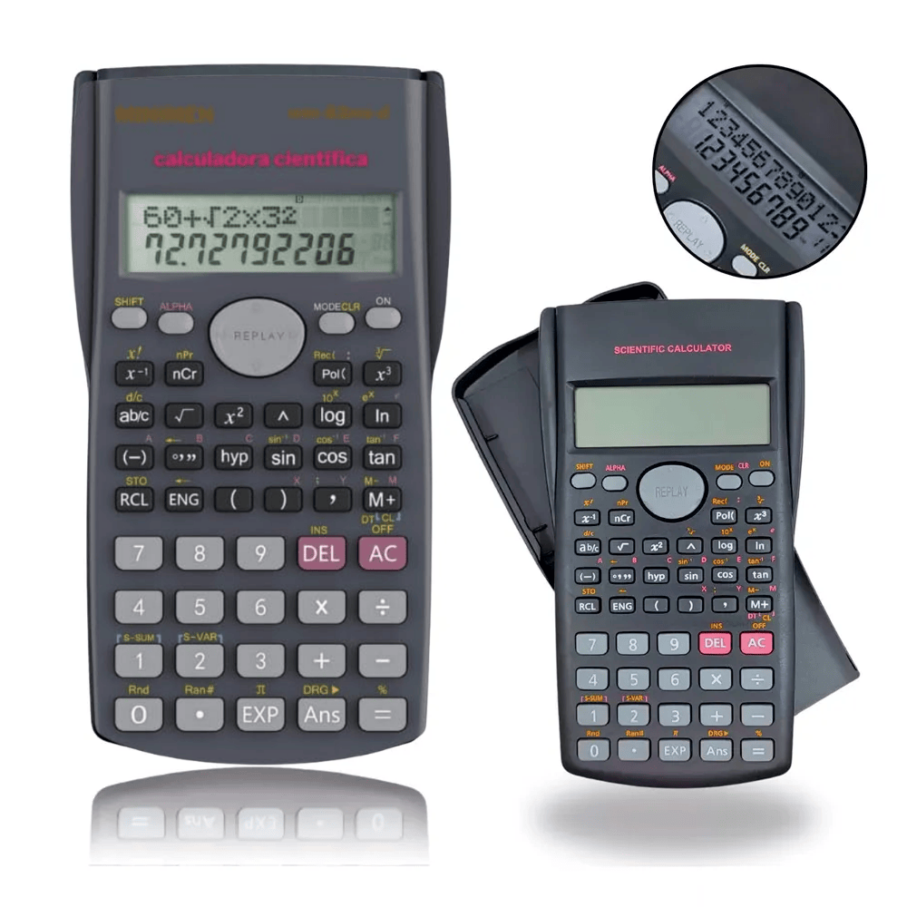 Calculadora Científica 240 Funções Mm 10+2 Digito Mm-82ms-d ...
