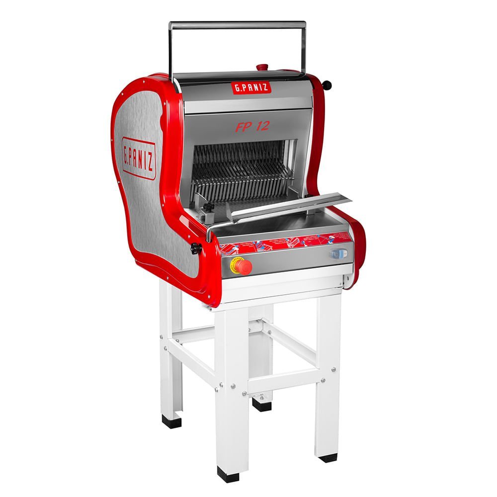 Fatiadeira de Pão FP-12 G2 Com Pedestal - Epóxi G.Paniz - Fatias de 12mm 110V | MadeiraMadeira