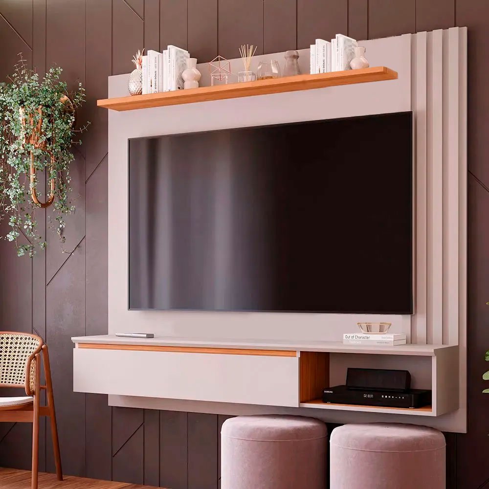 Painel para Tv até 60 Polegadas Panamá 100% Mdf com 1 Porta Permóbili ...