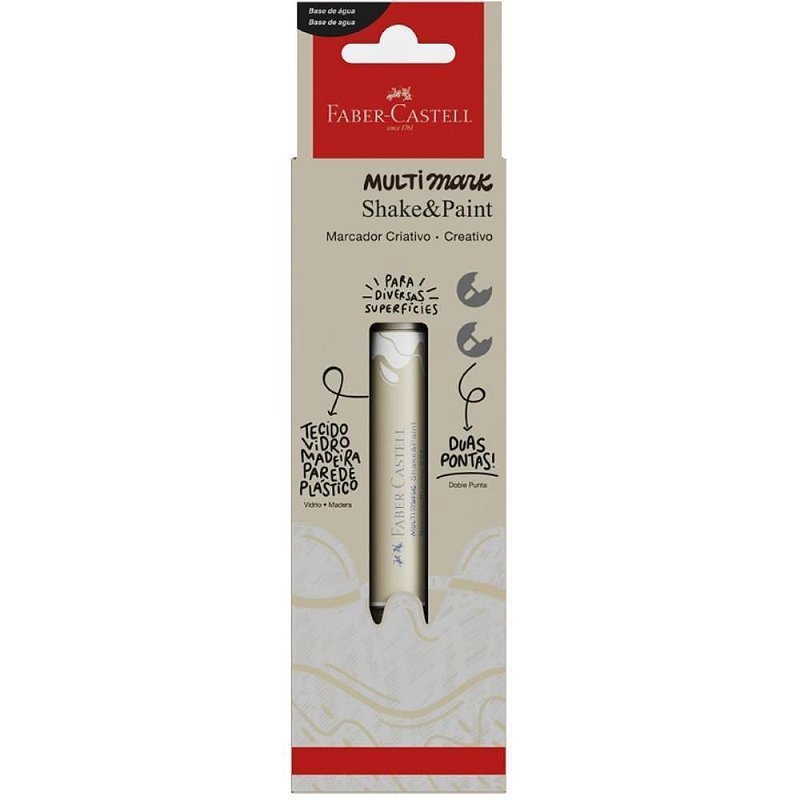 Pincel Marcador Artesanato Multimark Branco Estojo C/ 02 | MadeiraMadeira