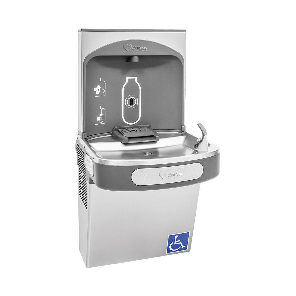 Bebedouro Acessível Cânovas Life Inox - Torneira com Sensor Life ...