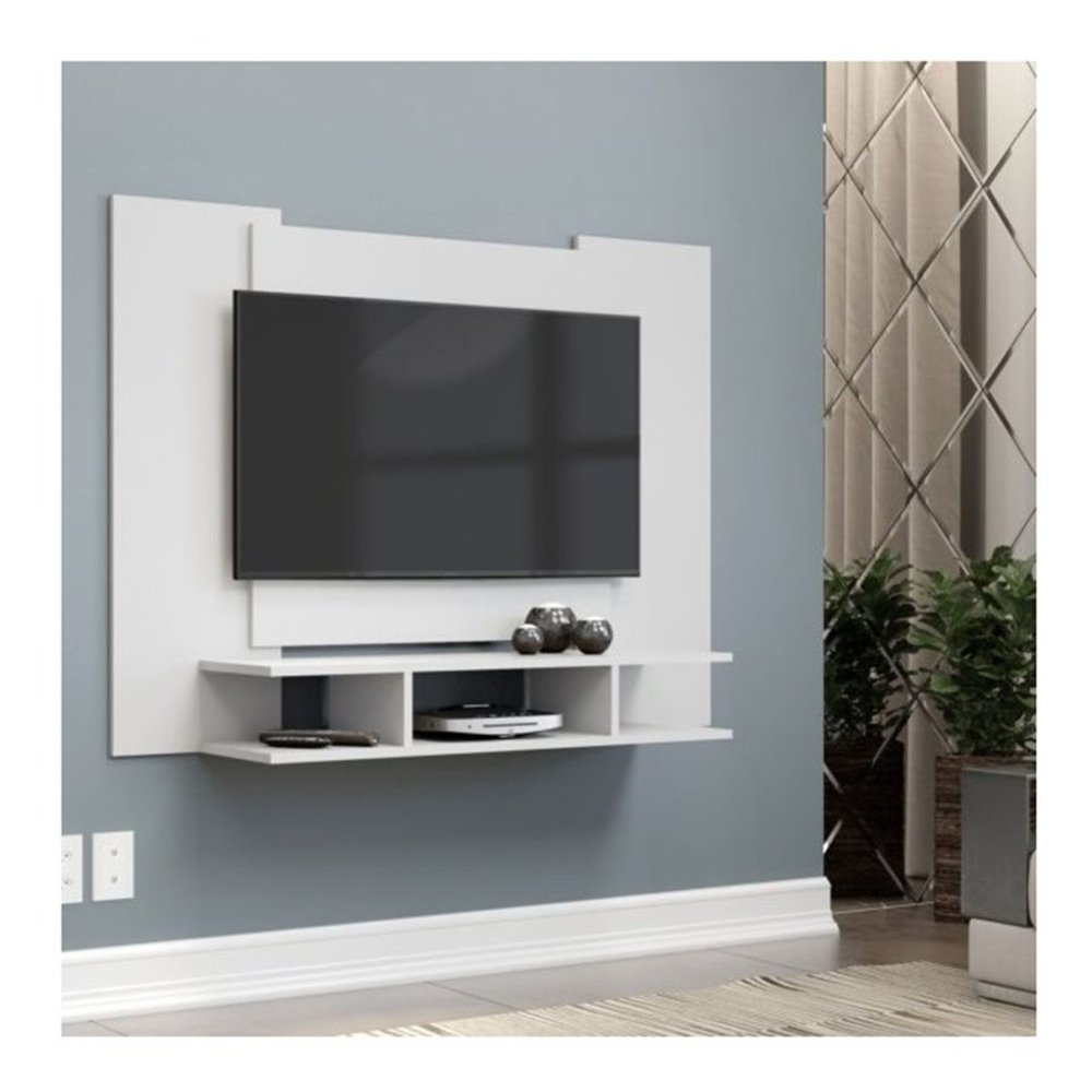 Painel Ej para Tv até 50 Pol Branco - Rede Móveis | MadeiraMadeira