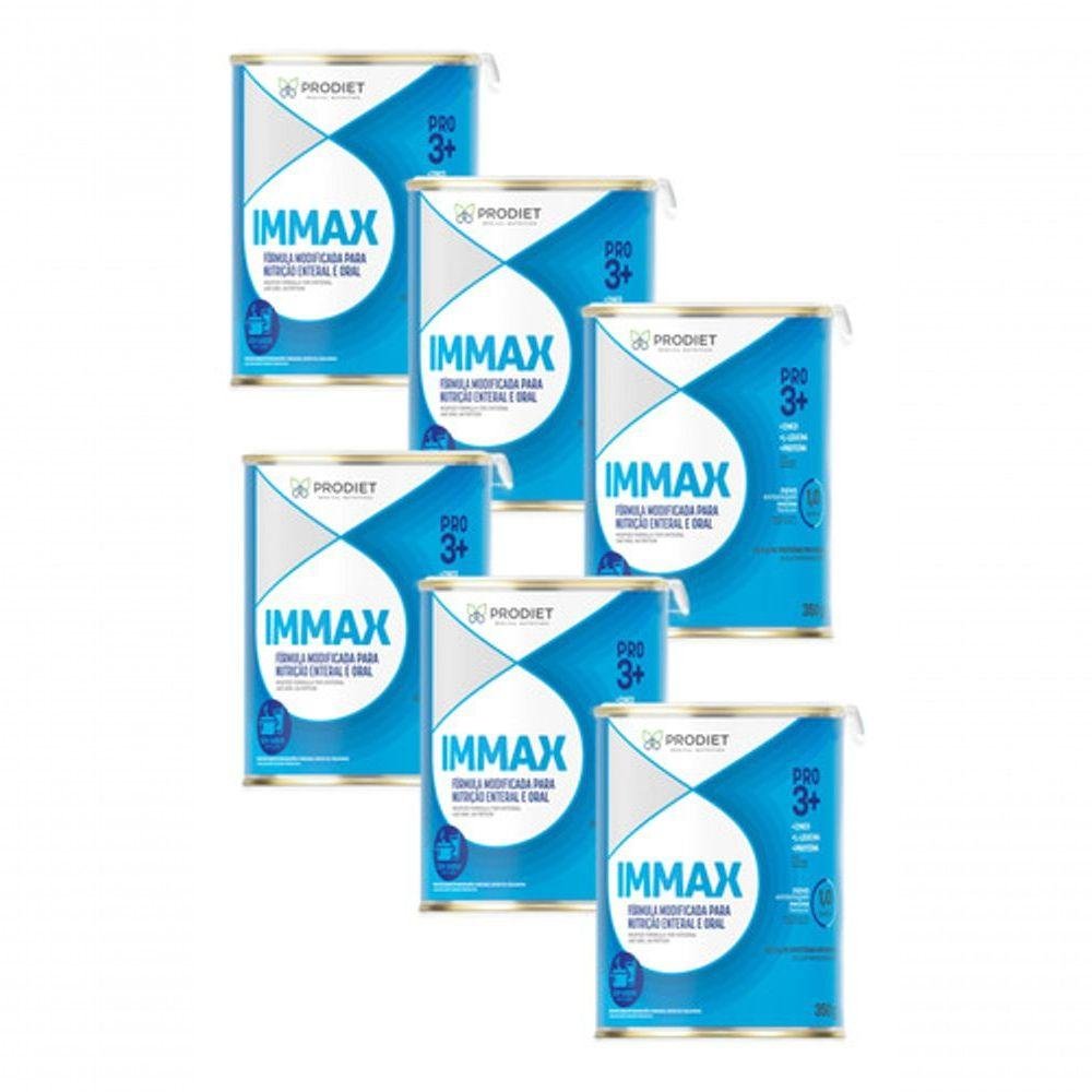 Immax 350g Pro 3+ Prodiet sem Sabor Kit com 6 Latas de 350g Sabor sem ...