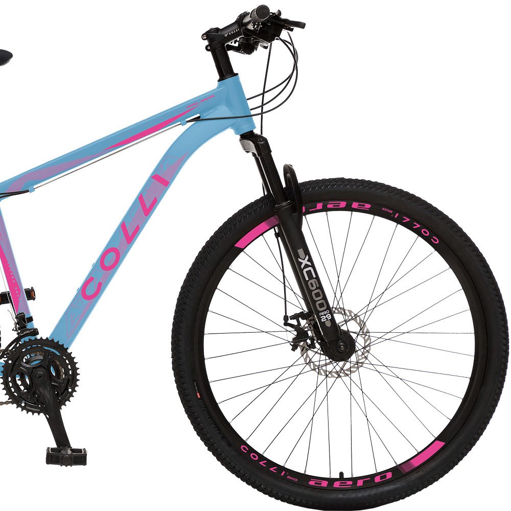 Bicicleta Colli Quadro em Alumínio 21 Marchas Aro 29 Freio a Disco Kit ...