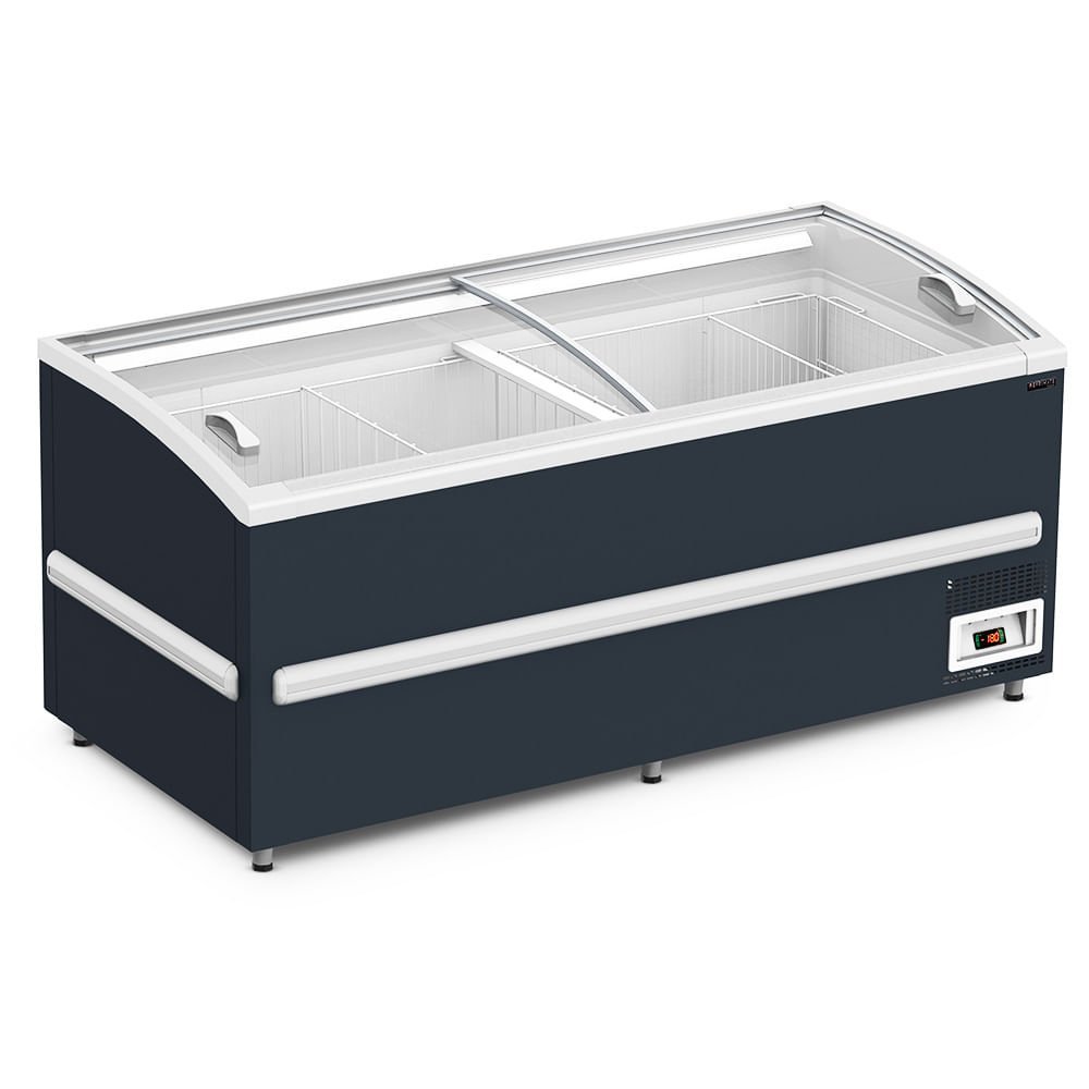Ilha Expositora Premium EIPRI-2100 - Até -18°C 960 L Iluminação LED ...