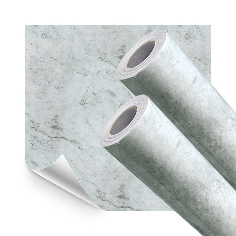 Kit 10 Metros de Papel de Parede Lavavel Marmore Cinza Lua | MadeiraMadeira