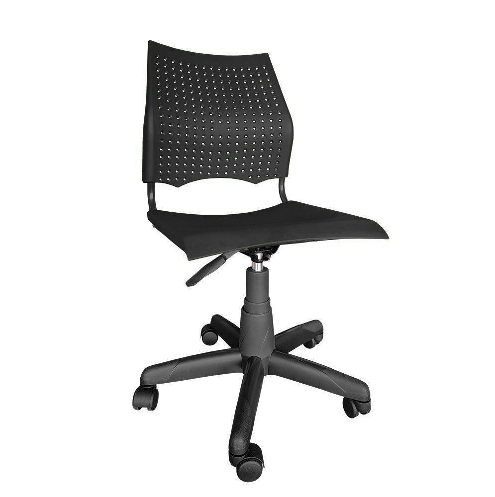 Cadeira de Escritorio Giratoria Versat para Recepção com Regulagem de ...