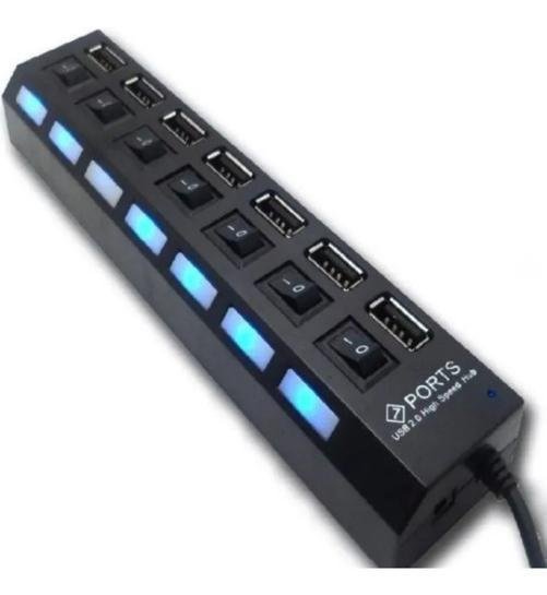 Hub Usb Extensor 7 Portas 2.0 Com Interruptor Lehmox | MadeiraMadeira