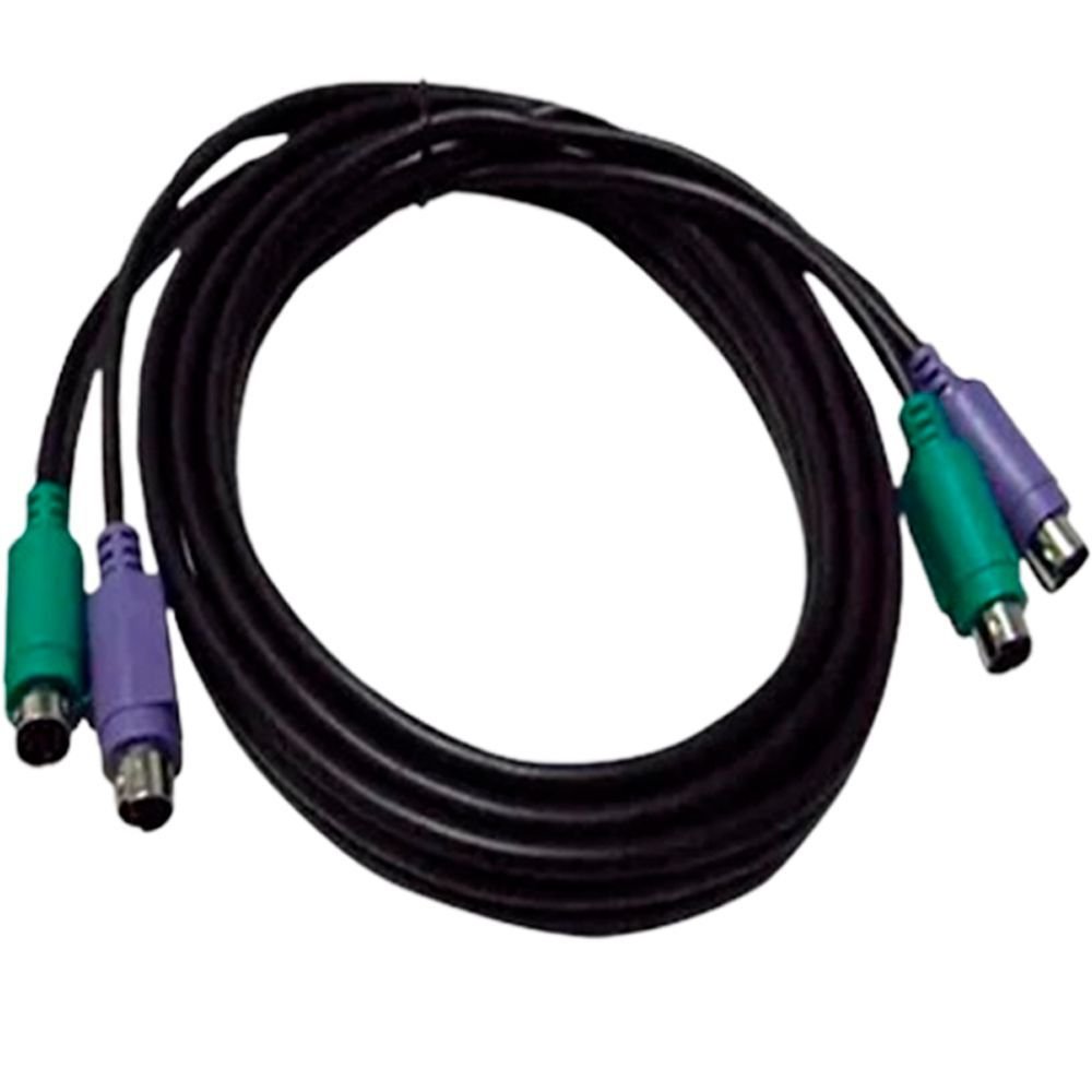 Cabo Ps2 Macho X Macho P/ Kvm Mouse e Teclado | MadeiraMadeira