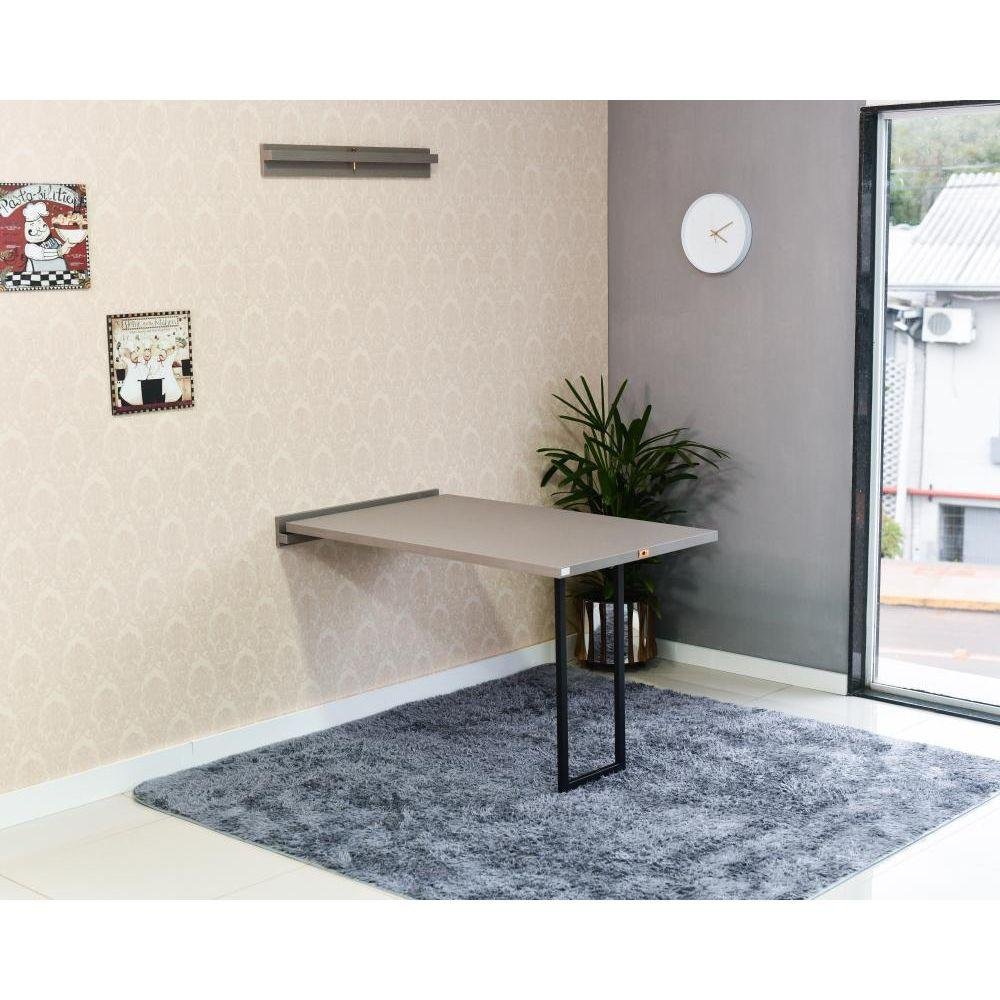 Mesa Dobrável Retrátil de Parede 120X75 Volpi | MadeiraMadeira