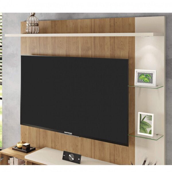Painel para TV até 55 Polegadas Tramma Caemmun | MadeiraMadeira