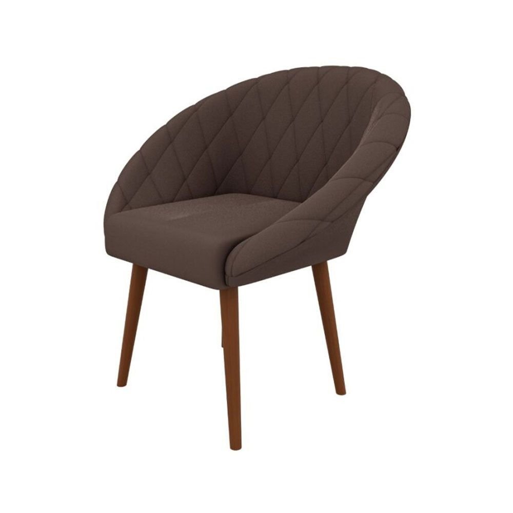 Poltrona Decorativa Viena em Veludo Just Time | MadeiraMadeira